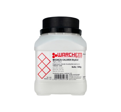 CHLOREK MAGNEZU 6hydrat - CZDA - 500g | Bezpiecznasuplementacja.pl